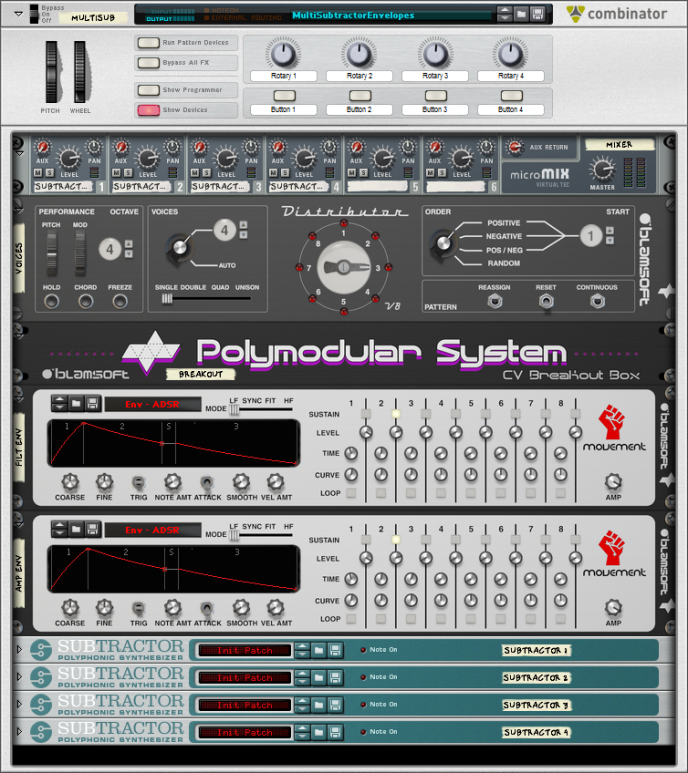 PS – MultiSubtractor with Envelopes – Blamsoft, Inc.